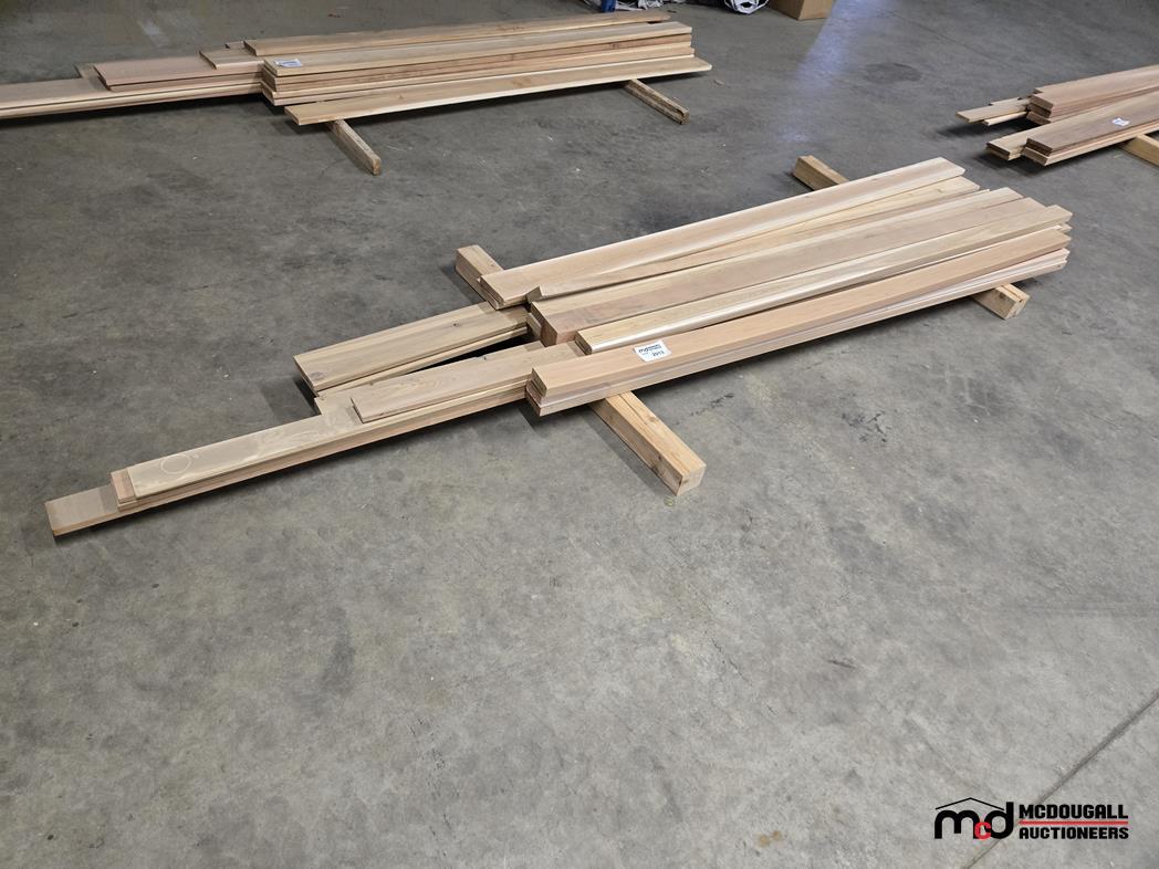 Quantity of Assorted Clear Western Red Cedar Boards